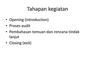 6. instrumen audit | PPTX