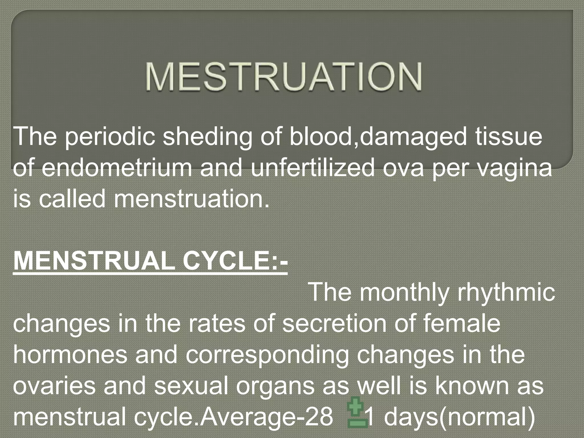 Menstrual cycle | PPT