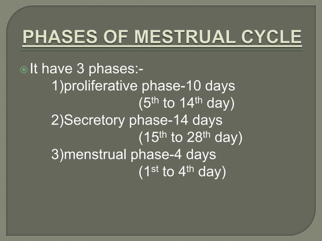 Menstrual cycle | PPT