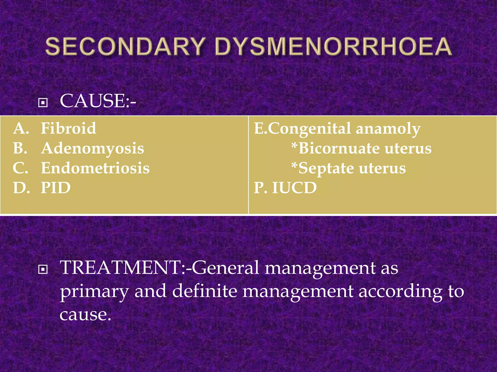 Menstrual disorder | PPT