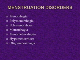Menstrual disorder | PPT
