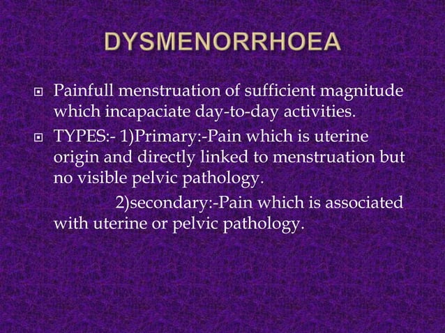 Menstrual disorder | PPT