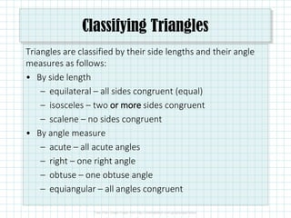 6.2 Classifying Triangles | PPT | Free Download