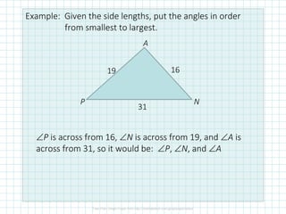 6.3 Triangle Inequalities | PDF