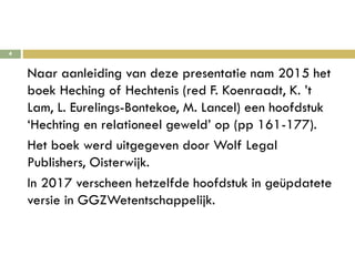 Hechting of hechtenis: hechting en relationeel geweld. | PDF