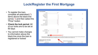 6.0 how to lock a loan (v8.1) | PPT