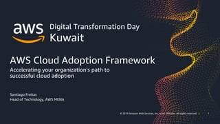 AWS cloud adoption framework (caf) | PDF