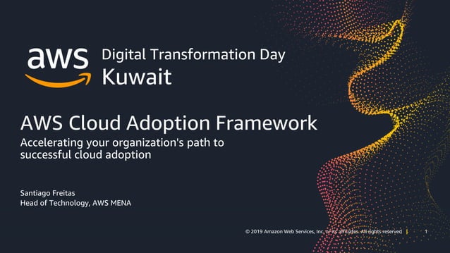 AWS cloud adoption framework (caf) | PDF