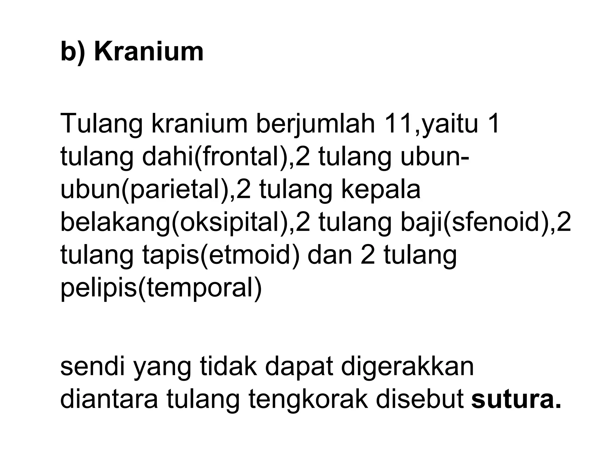 6.anatomi tulang, otot , syaraf kepala | PPT