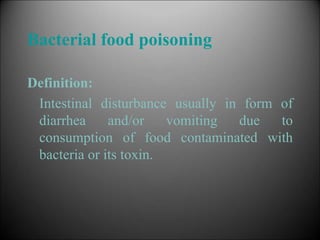 Food poisoning by Dr. Mahadi H Abdallah | PPT