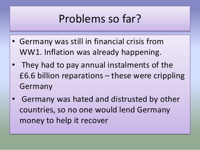 1923- The year of crisis