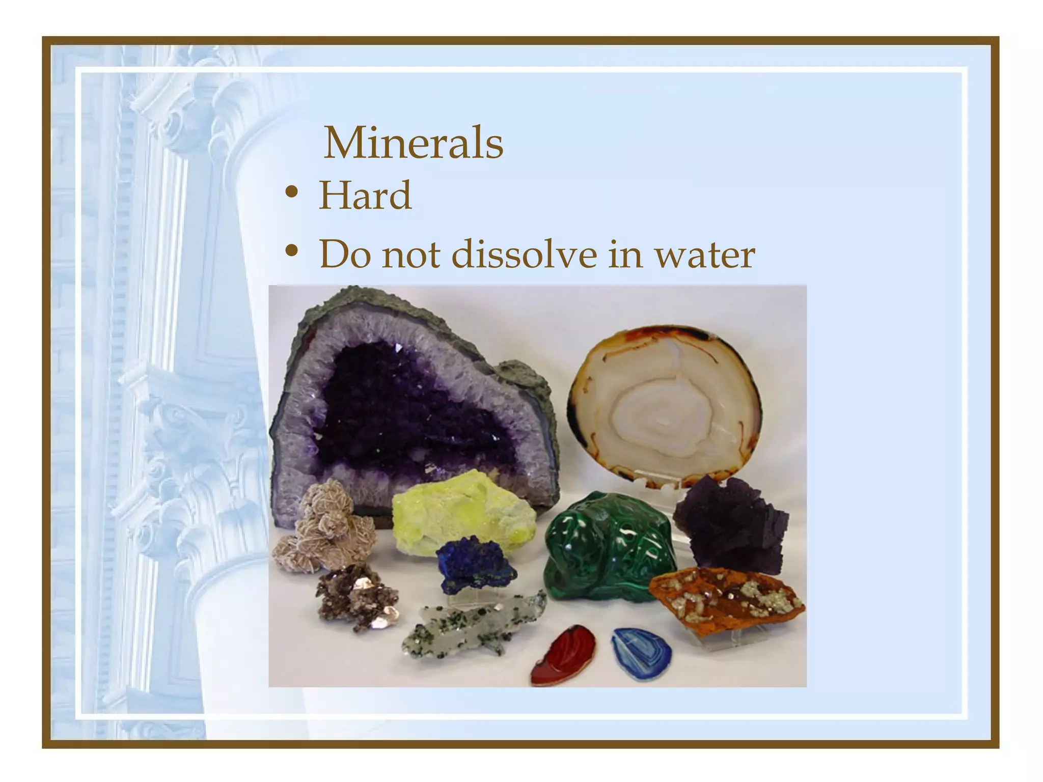 minerals | PPT