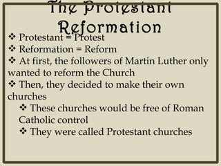 6 1 the renaissance and reformation | PPT | Christianity | Religion ...