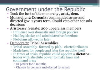 6.1 the roman republic | PPTX