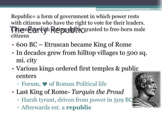6.1 the roman republic | PPTX