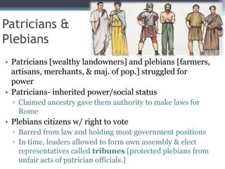 6.1 the roman republic | PPTX