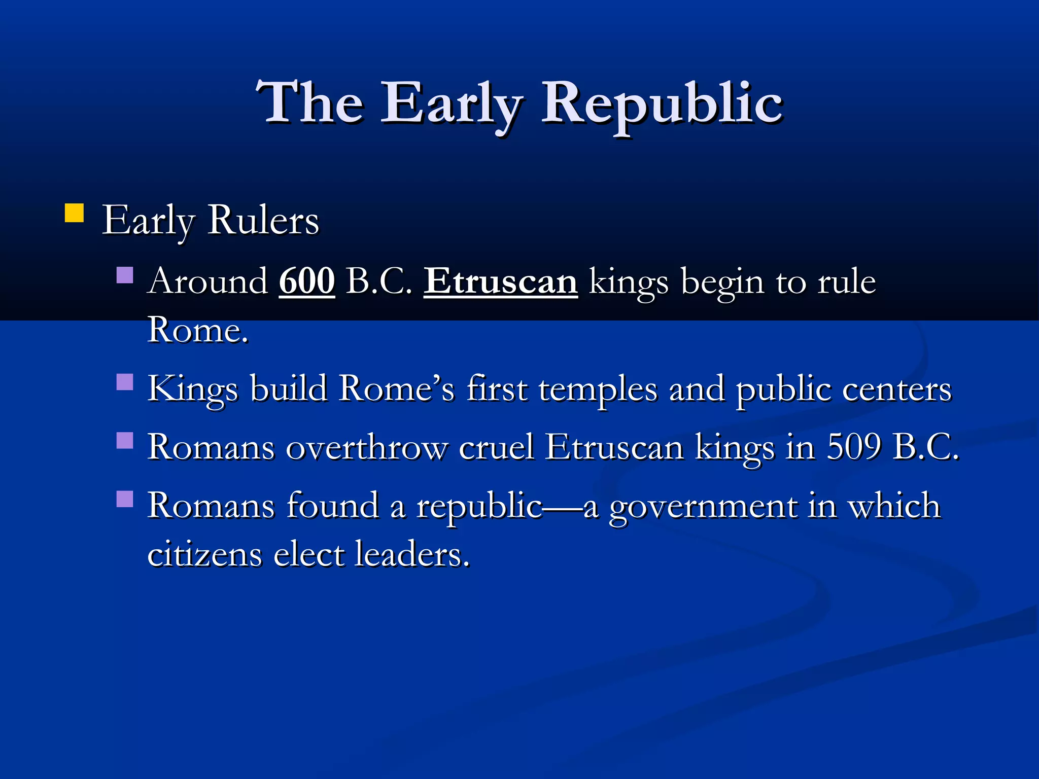 6 1 the roman republic | PPT | Death, Injury, or Military Conflict ...