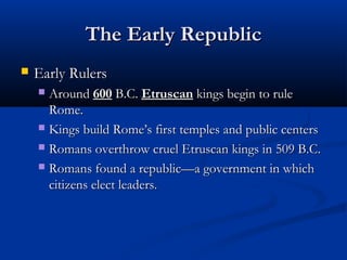 6 1 the roman republic | PPT