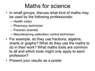 6.1 using mathematics | PPT