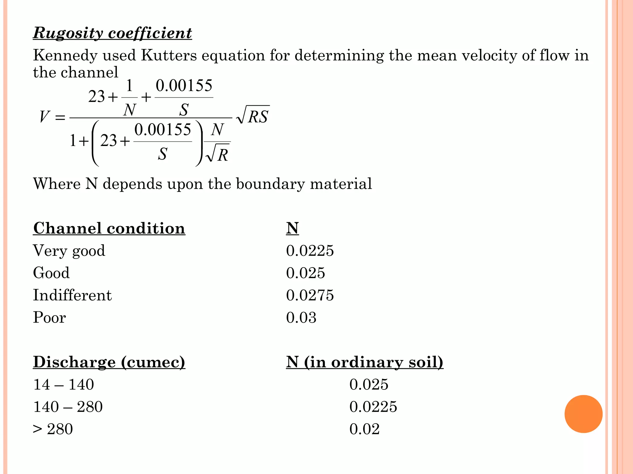 Design Of Hydraulic Structure - Kennedy's Theory | PPT