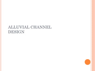 Design Of Hydraulic Structure - Kennedy's Theory | PPT