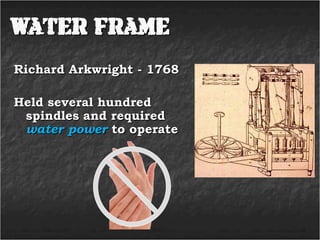 Water Frame Industrial Revolution