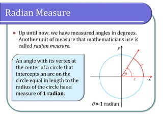 6.1 Radian Measure | PDF