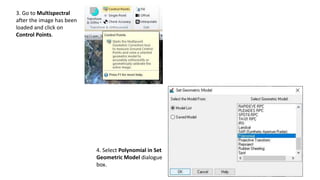 Remote Sensing: Georeferencing | PPTX