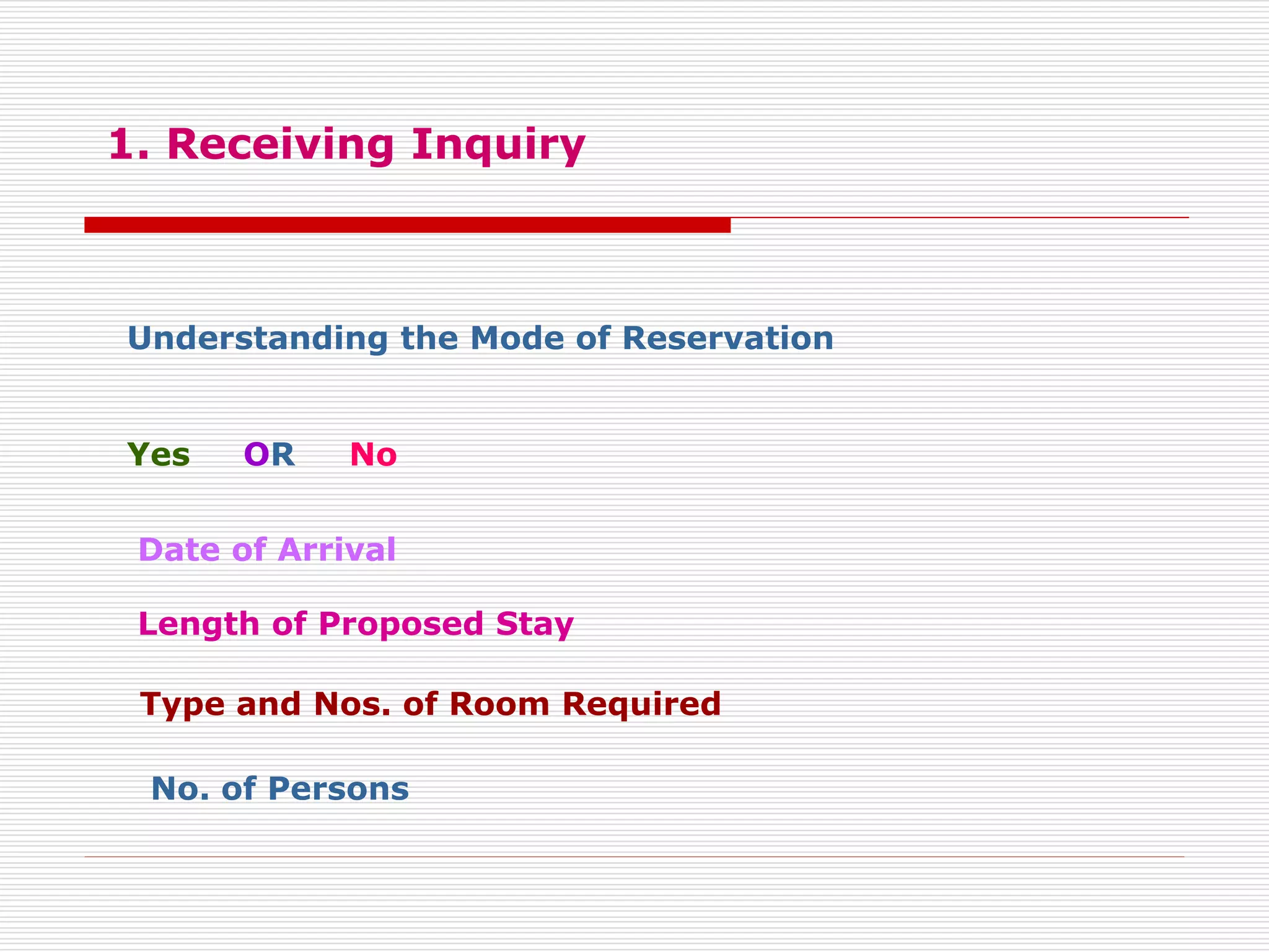 Hotel Room Reservation Process | PPTX