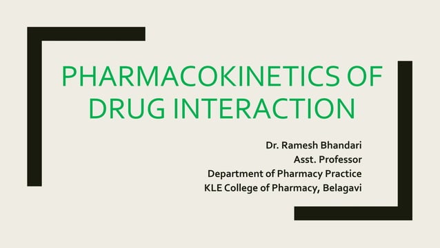 Pharmacokinetics of drug interaction | PPTX | Digestive Disorders ...