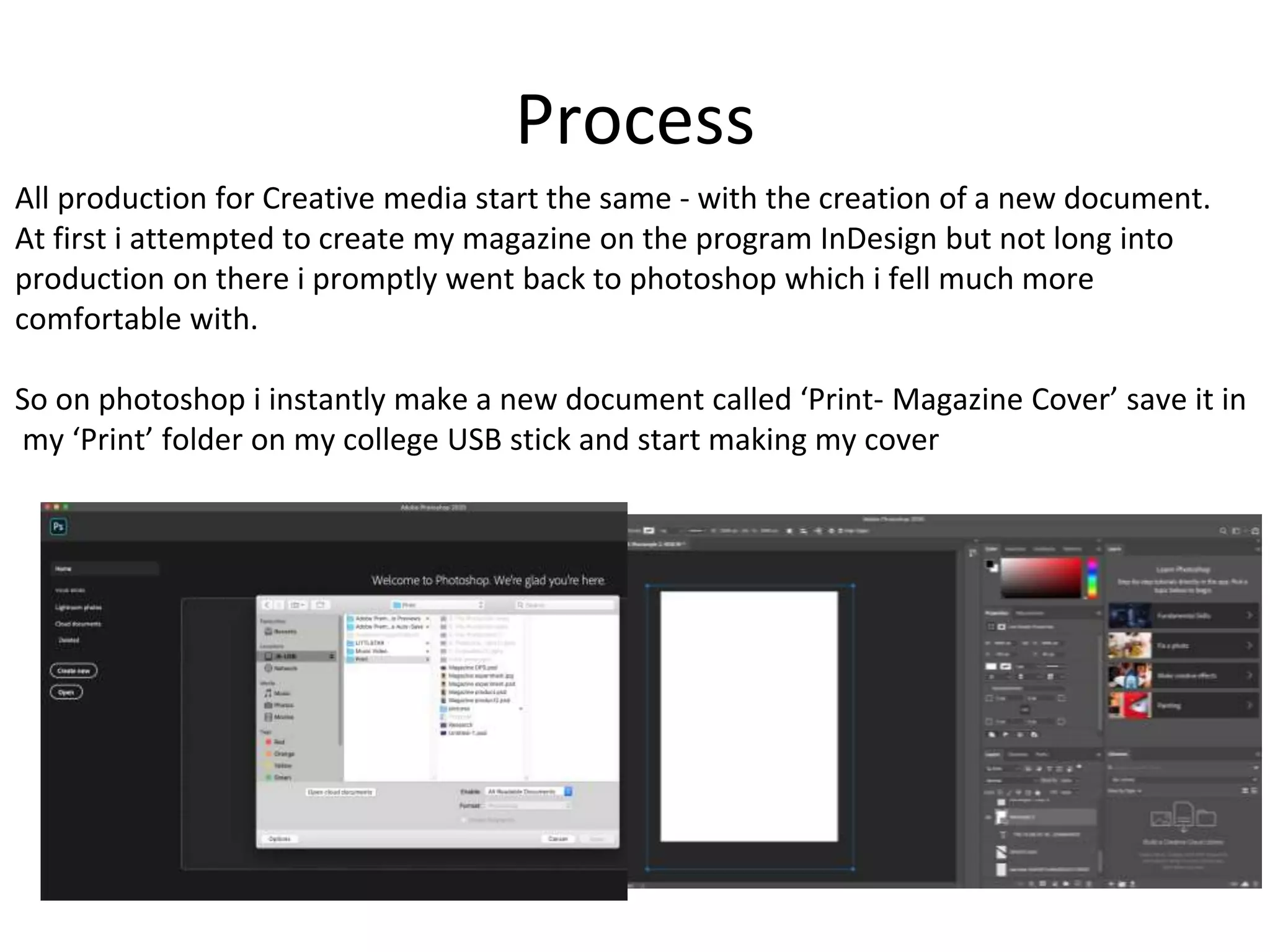 6. Production reflection | PPTX | Desktop Publishing | Computer Software and Applications