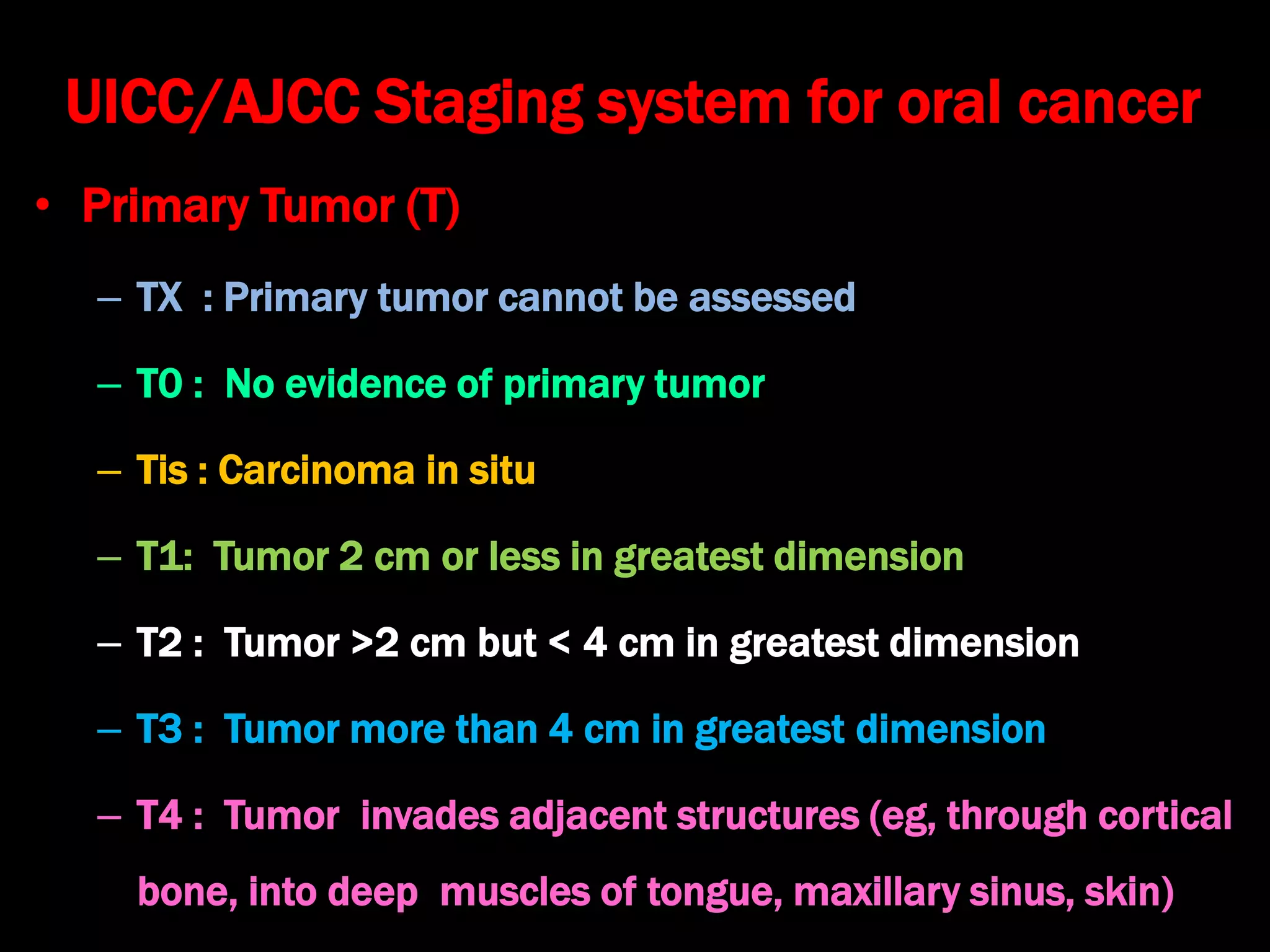 Neoplasms of the oral cavity | PPT