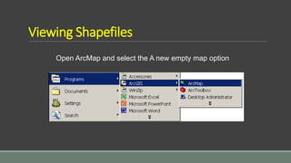 6. Shapefiles in gis | PPTX | Geography | Science
