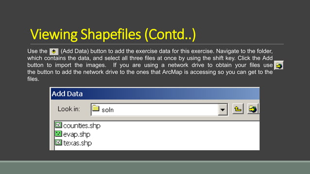 6. Shapefiles in gis | PPTX | Geography | Science