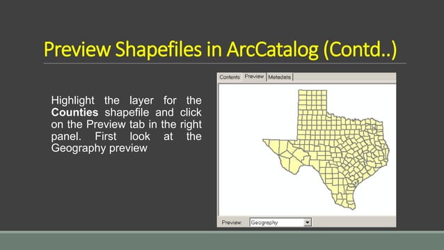 6. Shapefiles in gis | PPTX | Geography | Science
