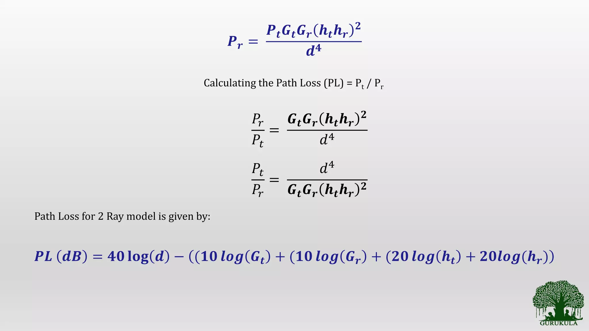 6. 2 ray propagation model part 2 | PDF