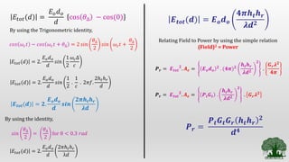 6. 2 ray propagation model part 2 | PDF