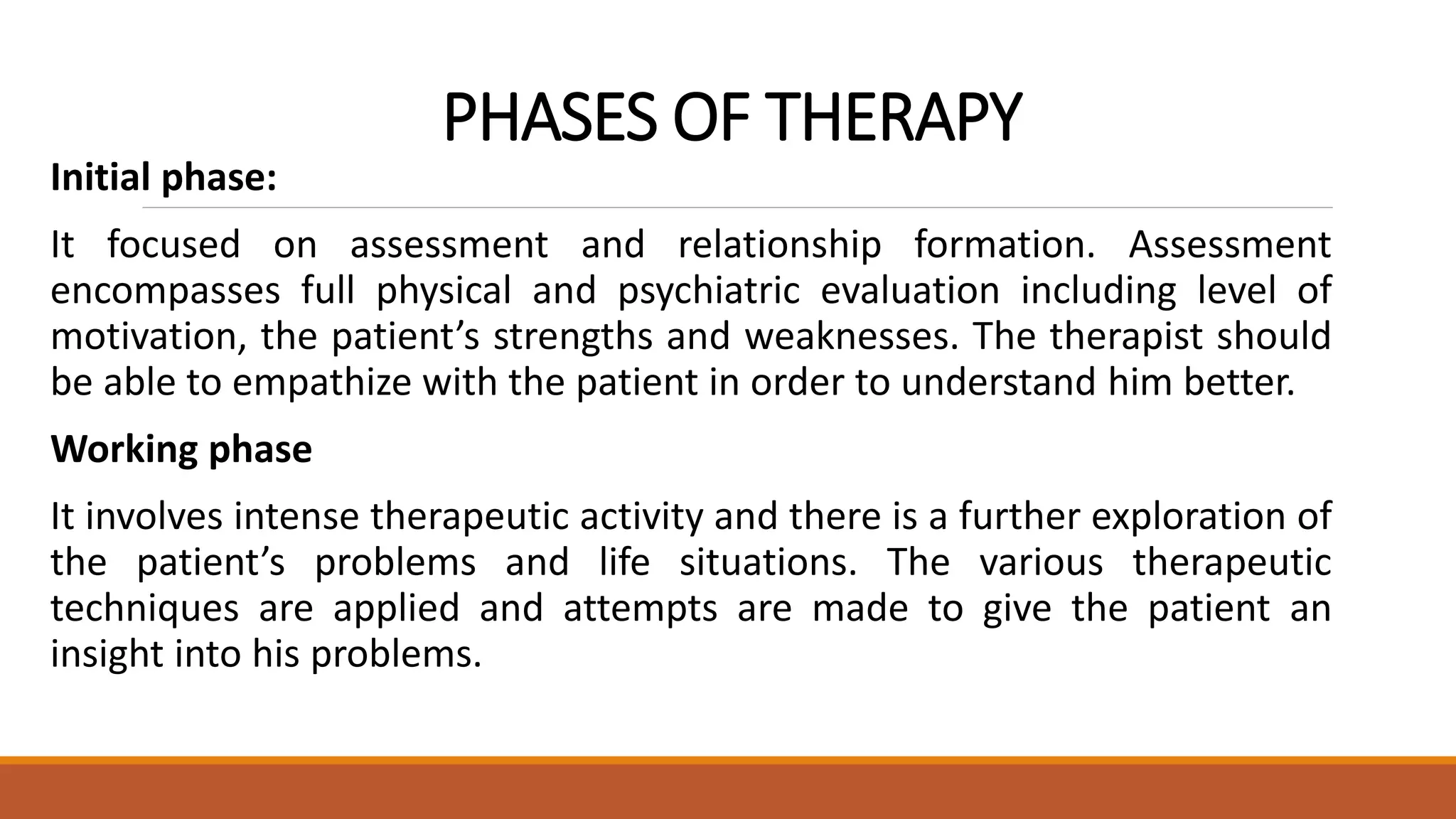 Supportive psychotherapy, family and marital therapy | PPTX