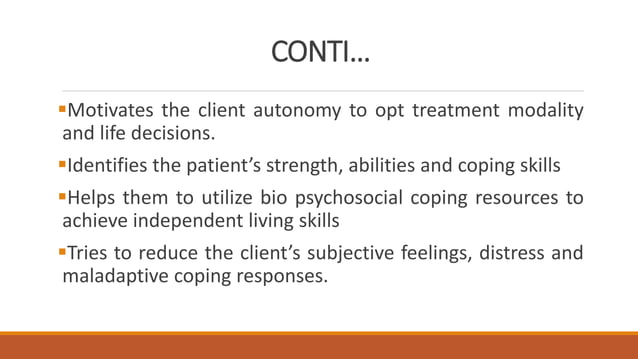 Supportive psychotherapy, family and marital therapy | PPTX