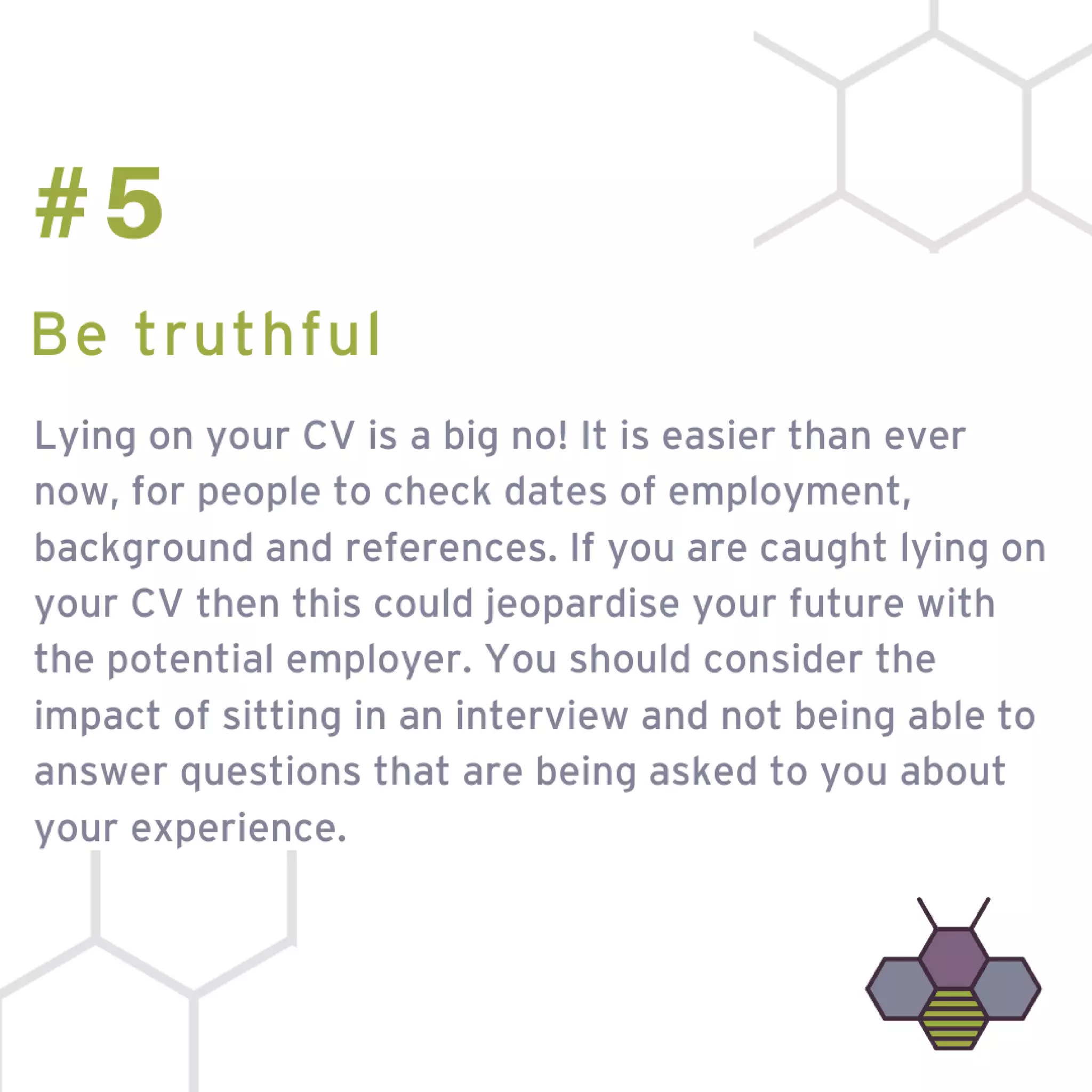 Be truthful | PDF