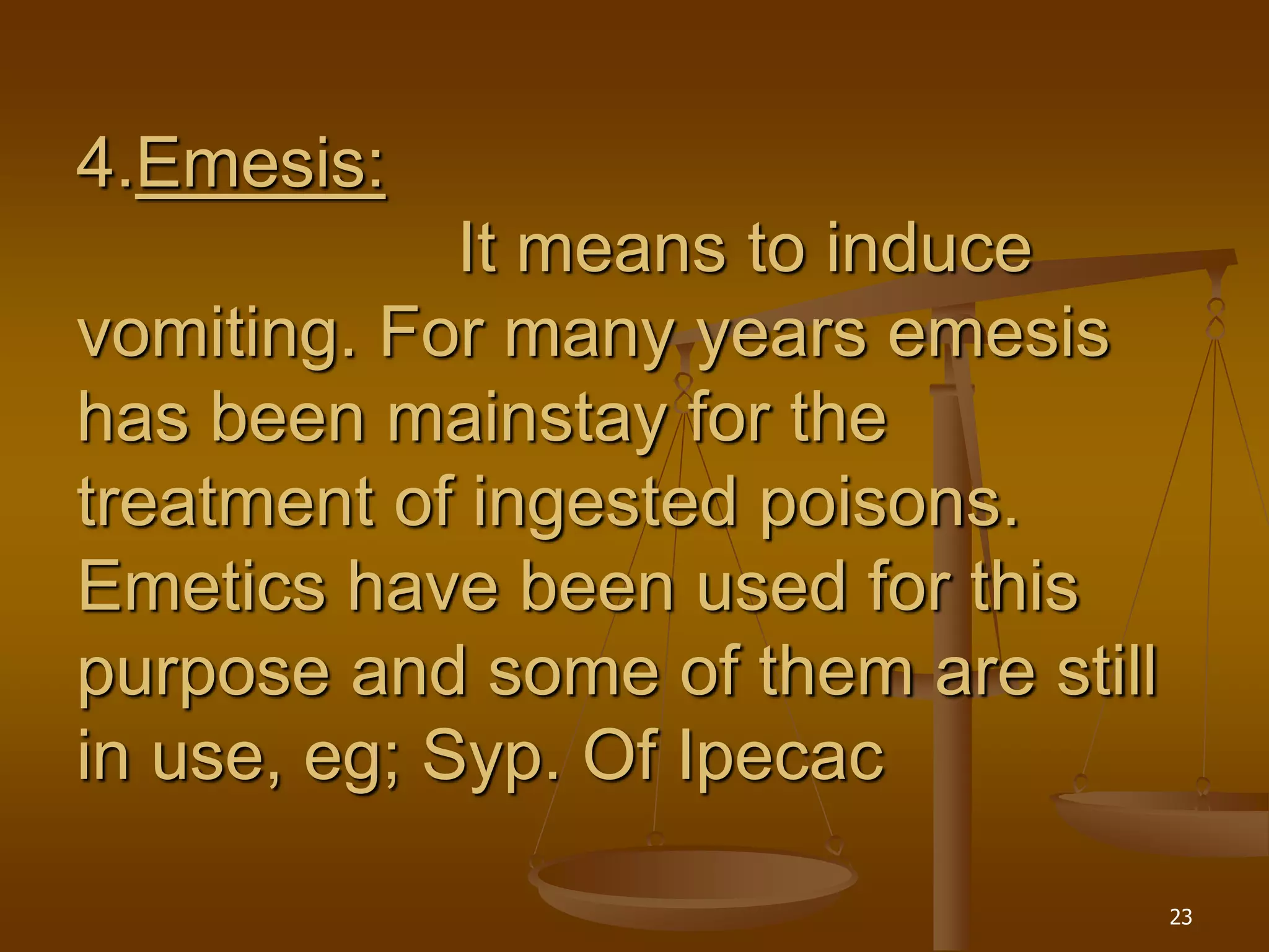 Principles of management in a case of poisoning part 1 | PPT