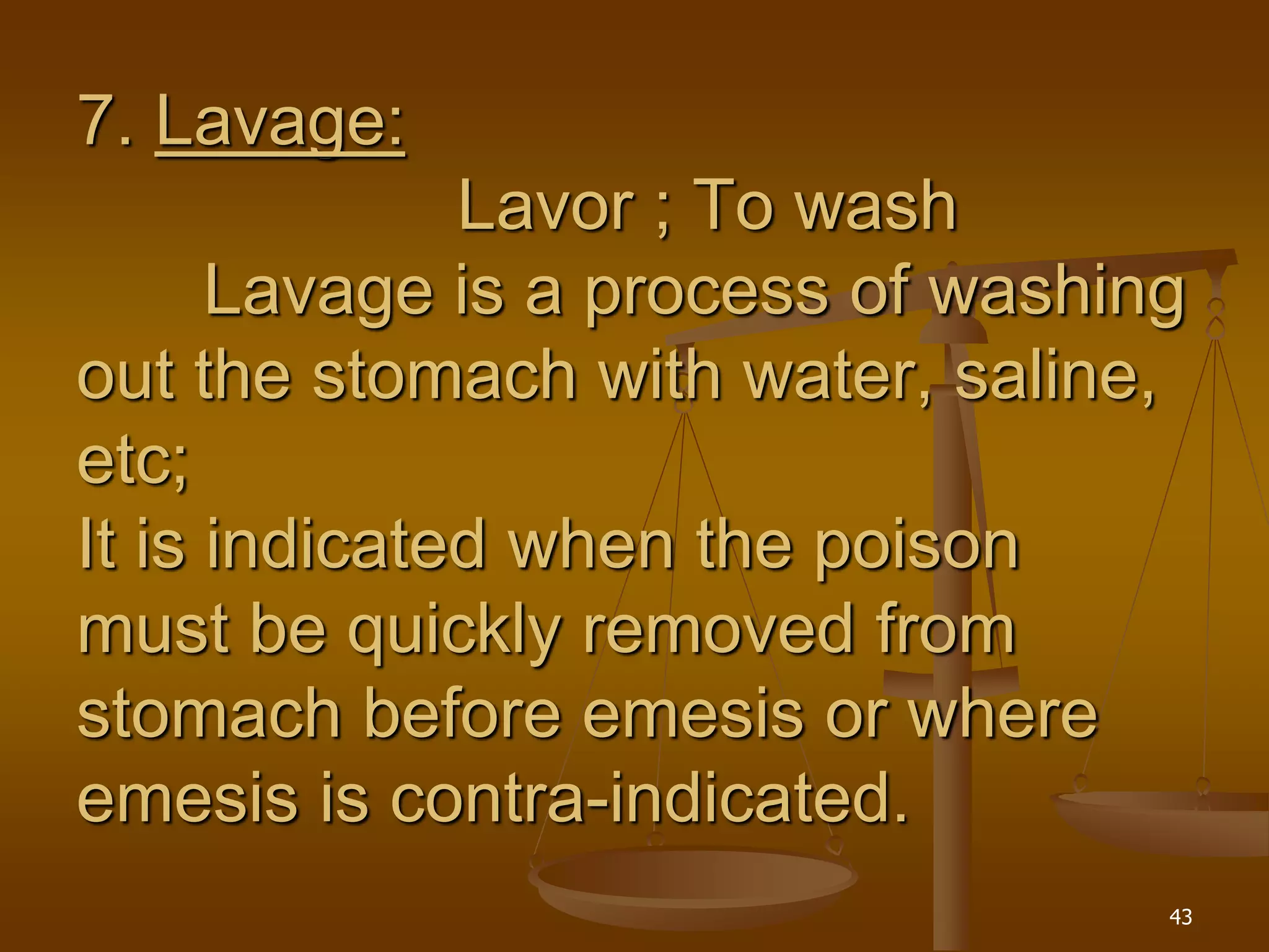 Principles of management in a case of poisoning part 1 | PPT