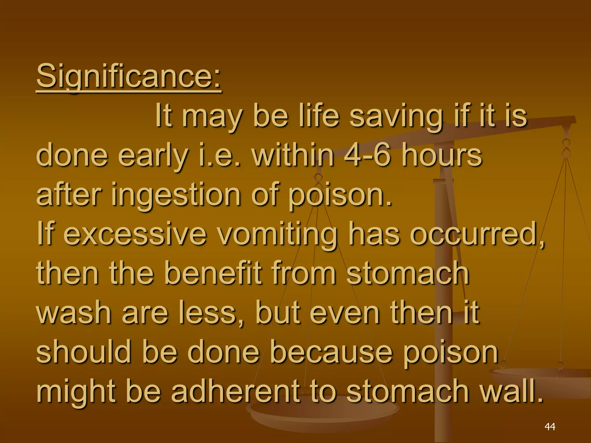 Principles of management in a case of poisoning part 1 | PPT