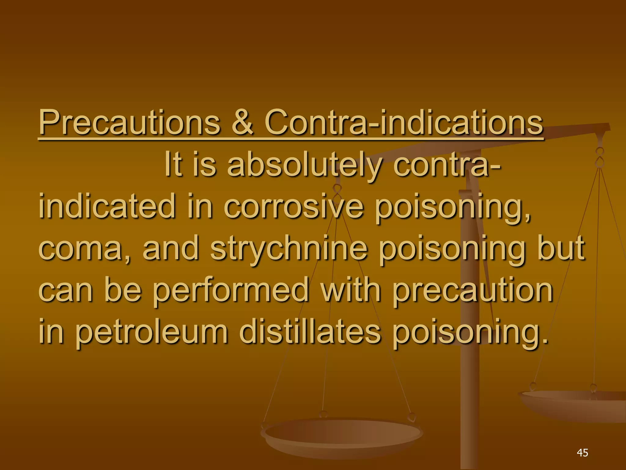 Principles of management in a case of poisoning part 1 | PPT