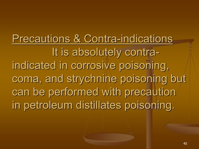 Principles of management in a case of poisoning part 1 | PPT
