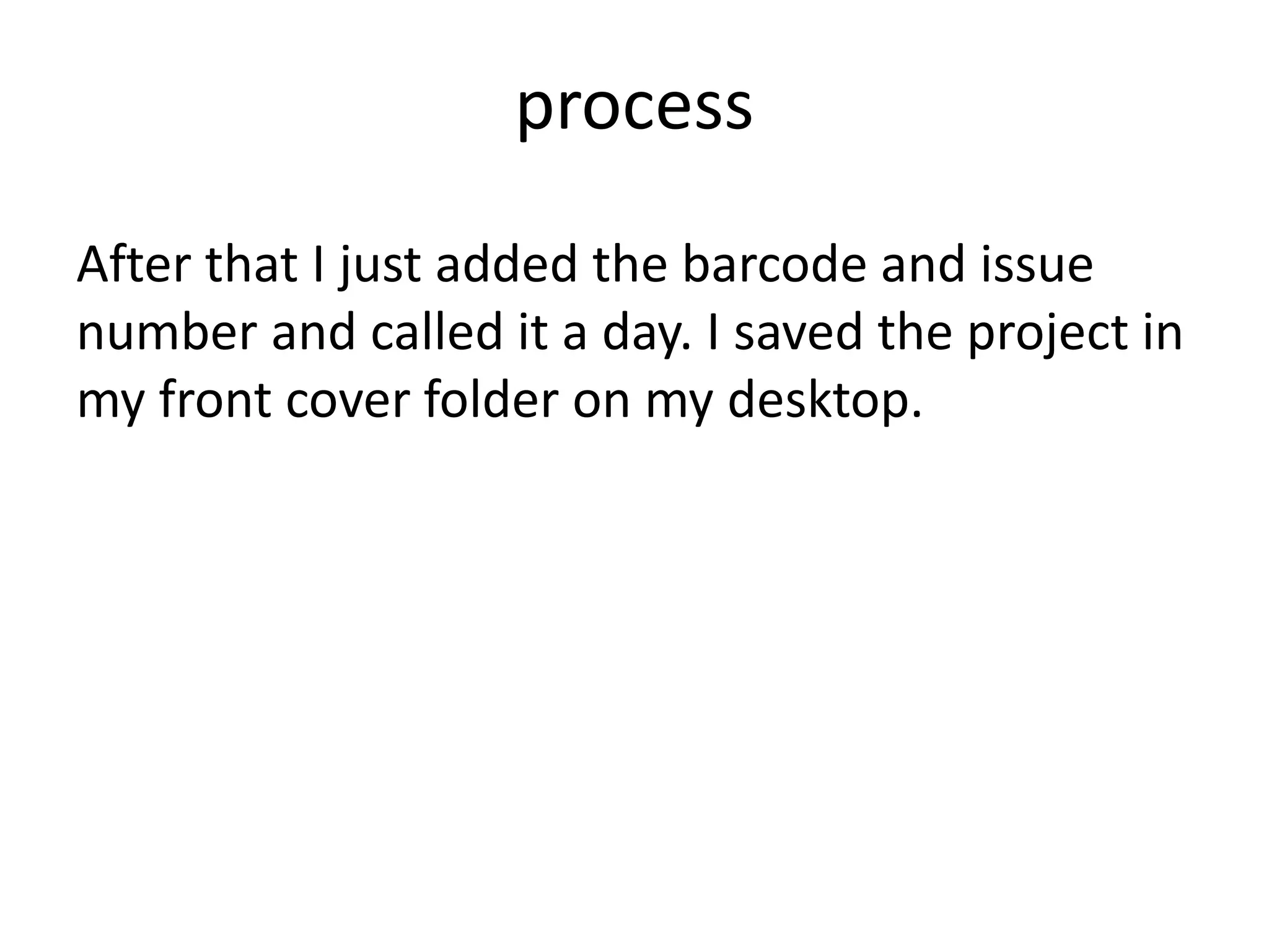 production reflection magazine | PPT