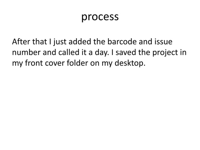 production reflection magazine | PPT
