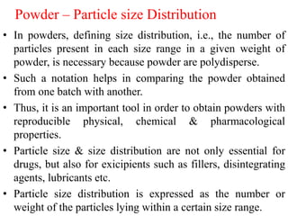 Micromeritics 1 - Physical Pharmacy | PPT