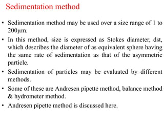 Micromeritics 1 - Physical Pharmacy | PPT