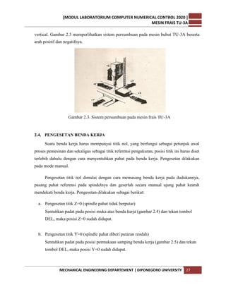 Modul Praktikum Pada Mesin CNC TU 3A 2020 | PDF